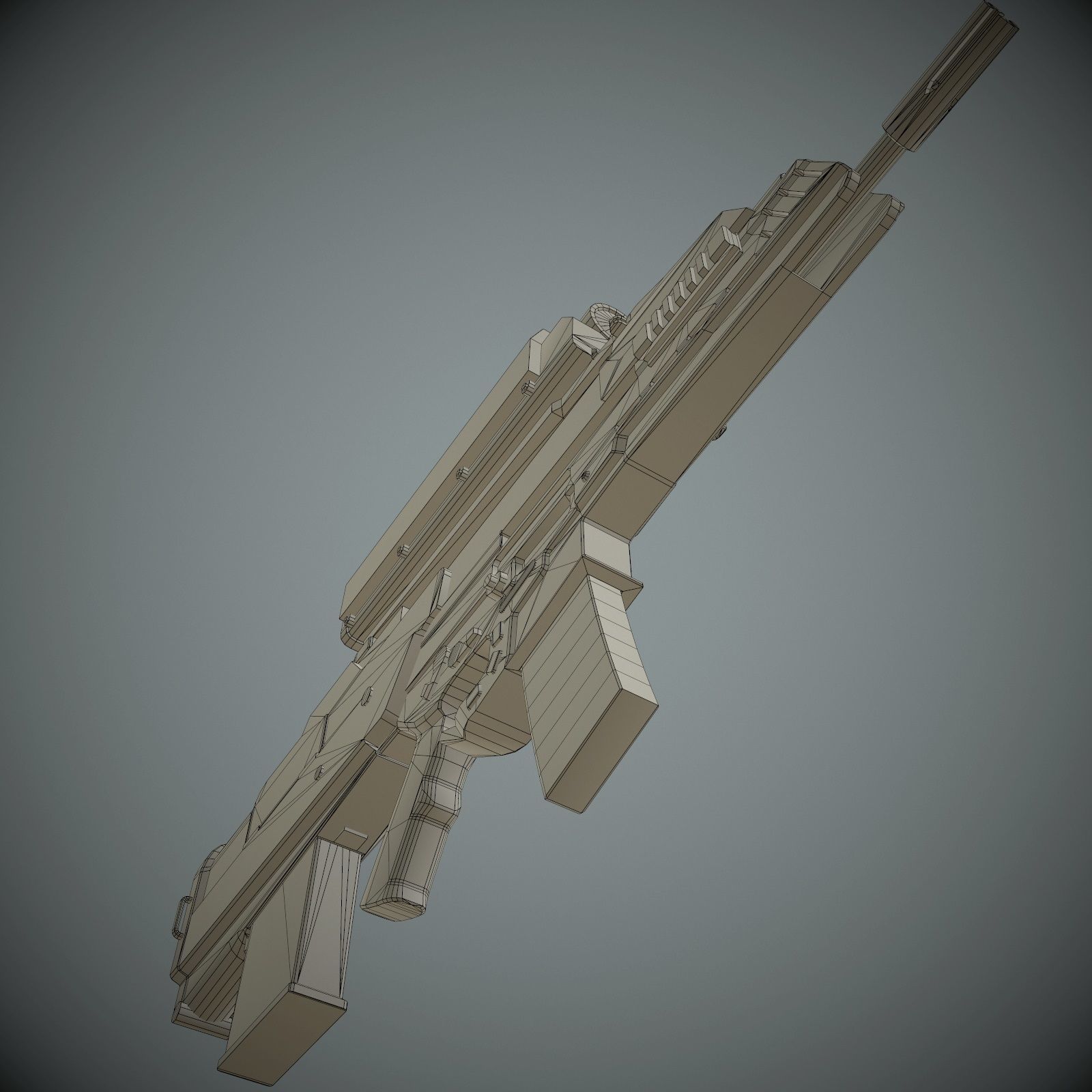3D model XM29 OICW VR / AR / low-poly | CGTrader