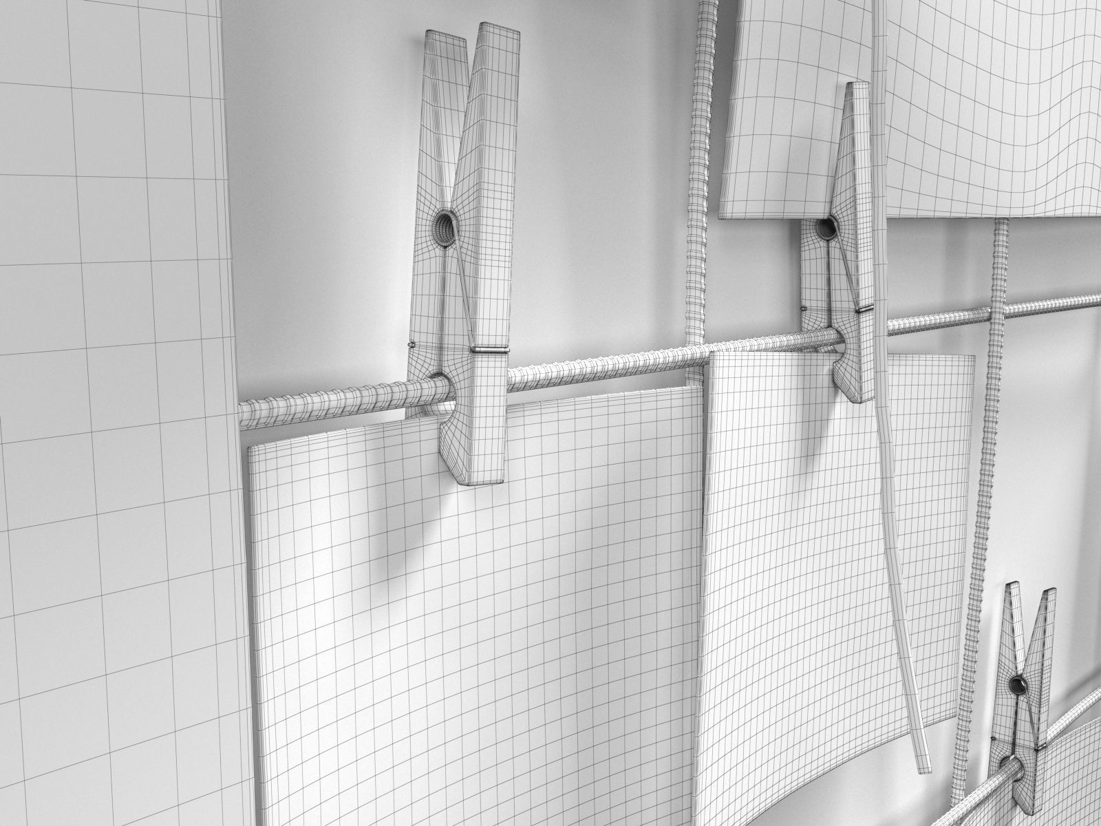 Iron Mesh Moodboard Composition 3D model | CGTrader