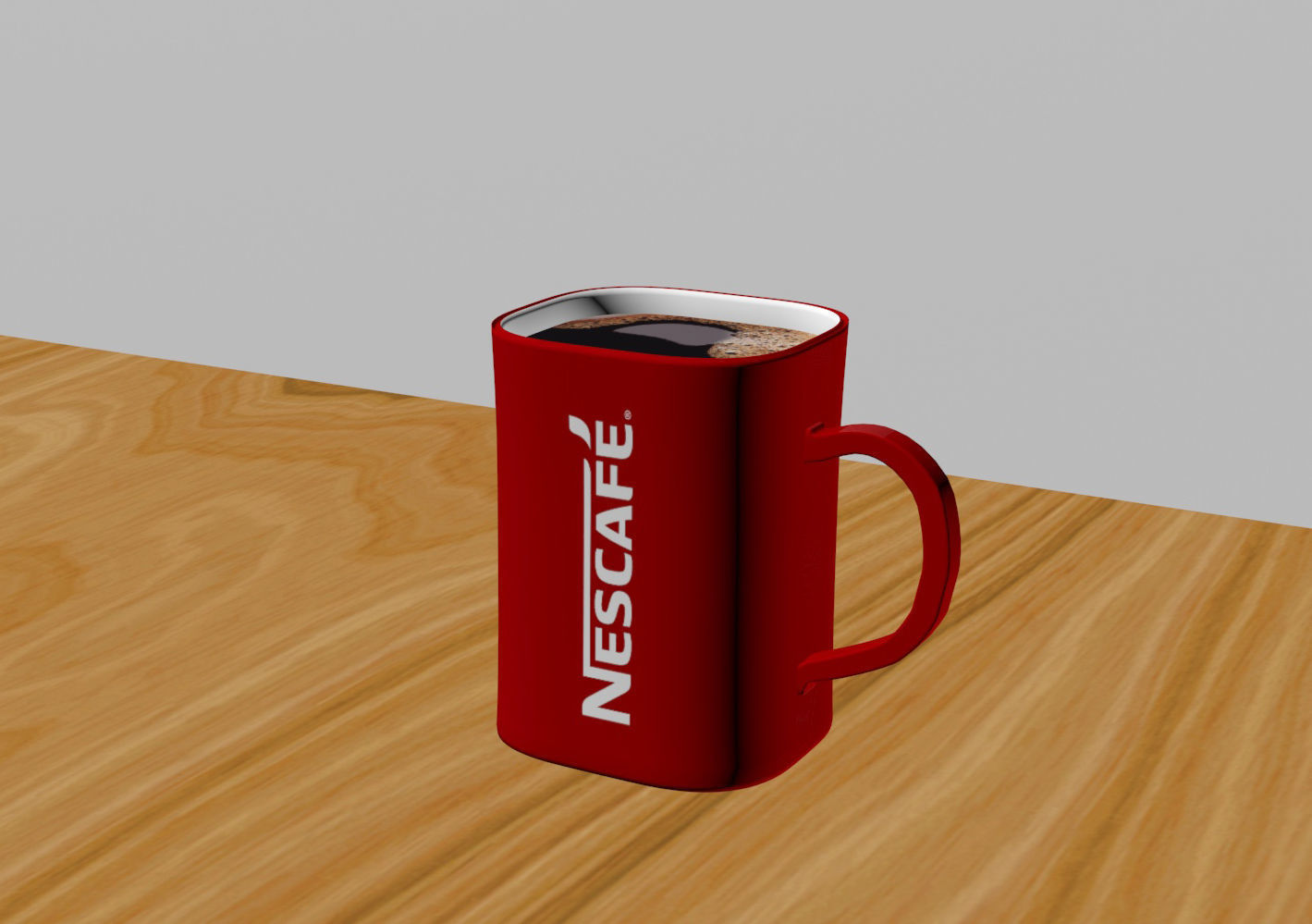 Nescafe mug free VR / AR / low-poly 3D model | CGTrader