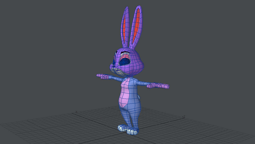 3D model RABBIT cartoon VR / AR / low-poly rigged | CGTrader