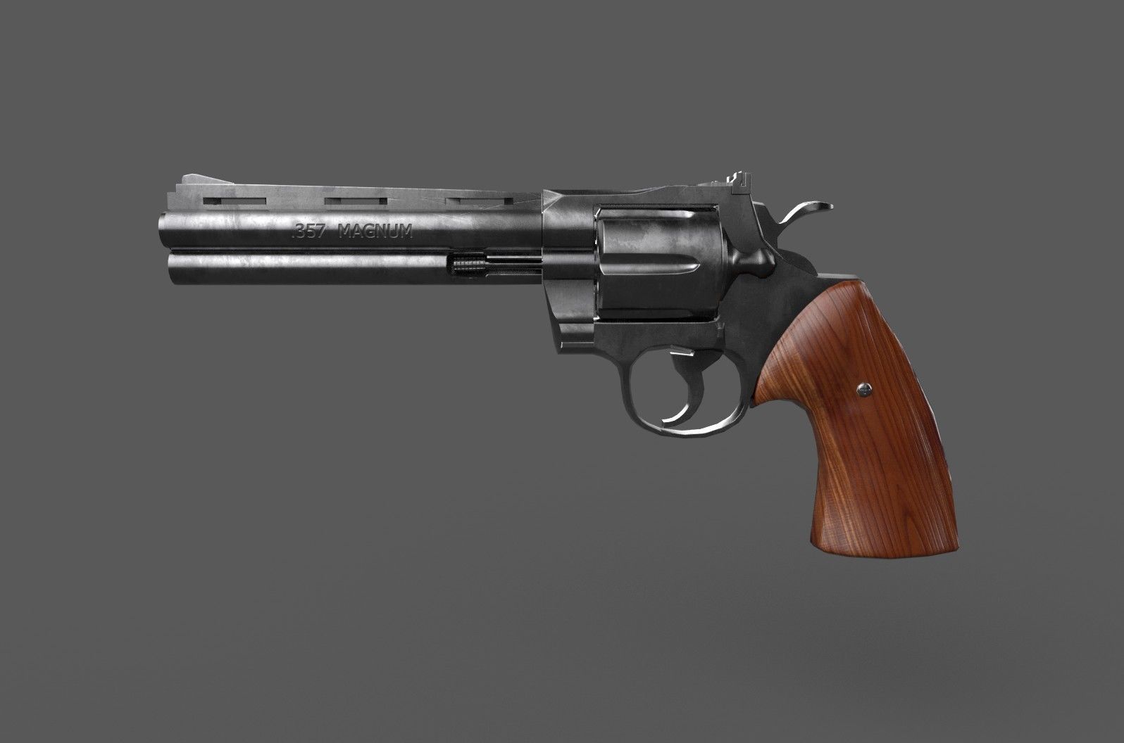 357 Magnum pistol free VR / AR / low-poly 3D model | CGTrader