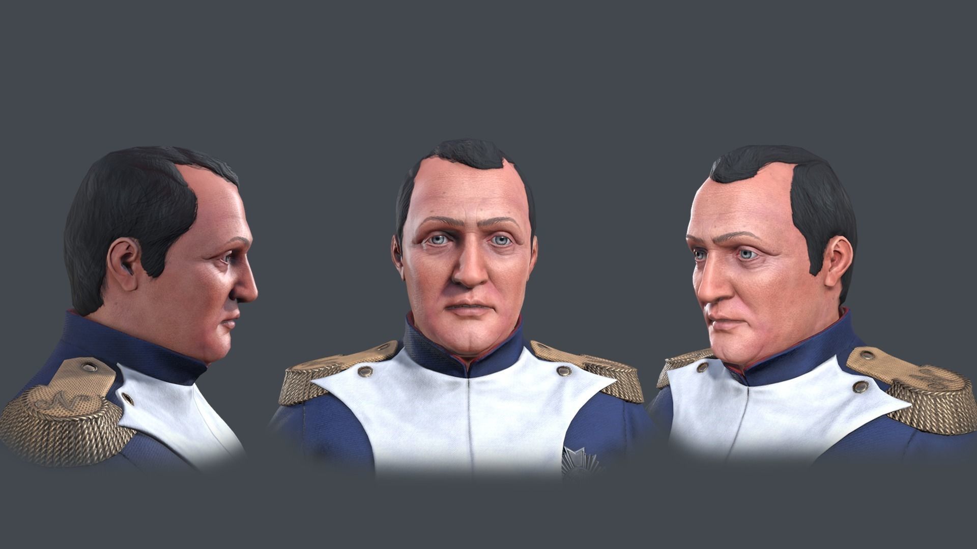 3D model Napoleon Bonaparte I VR / AR / low-poly | CGTrader