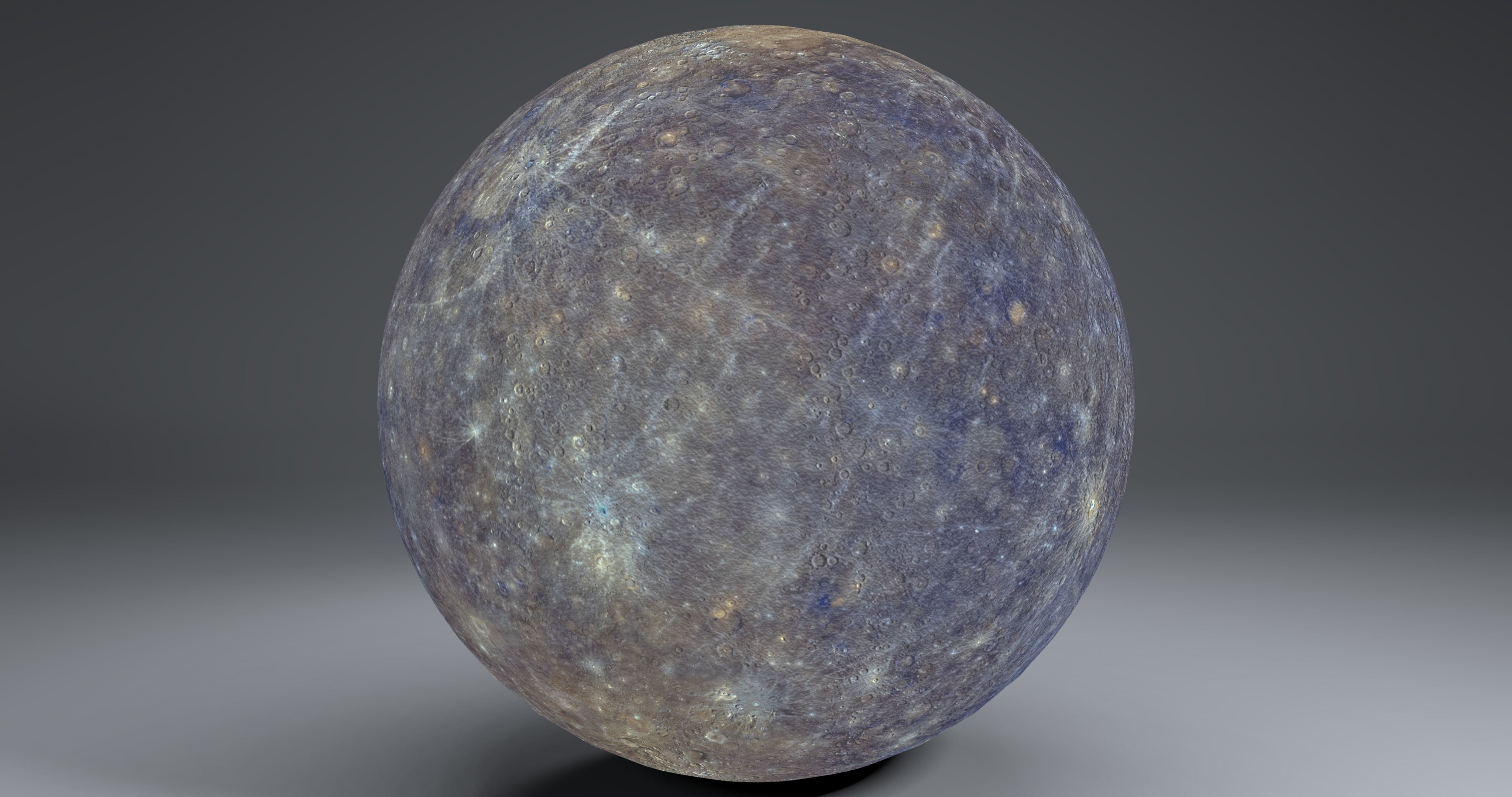 Mercury 4k Globe 3D model | CGTrader