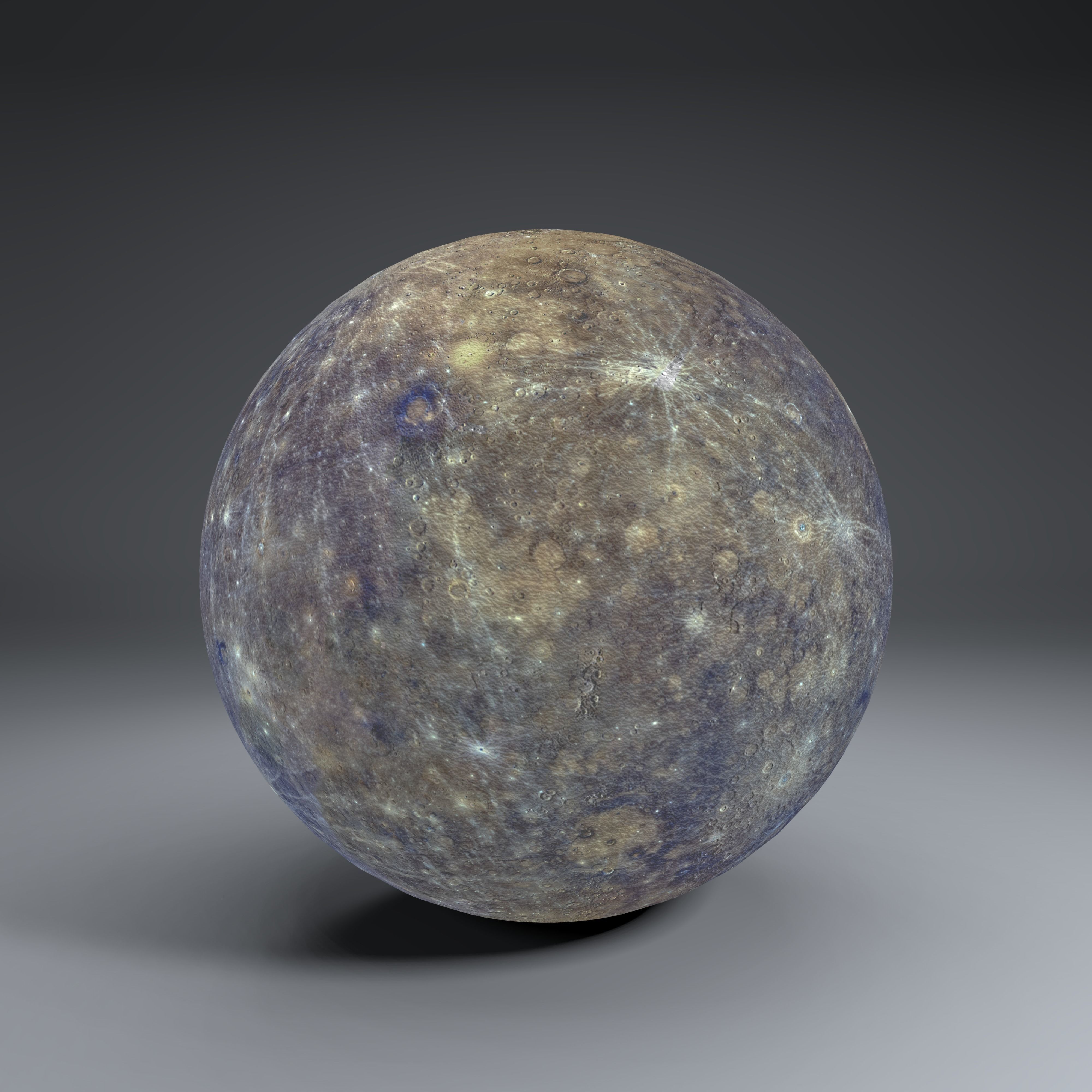 Mercury 4k Globe 3D model | CGTrader
