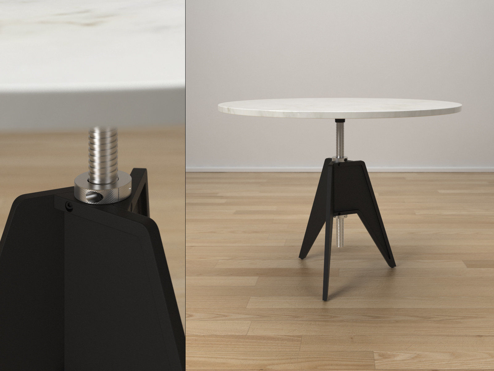 Screw Table 3D model | CGTrader