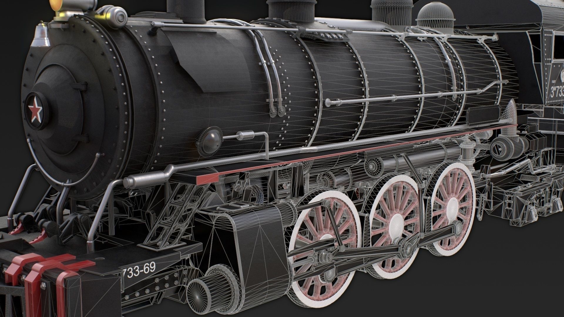 Locomotive 3D model | CGTrader