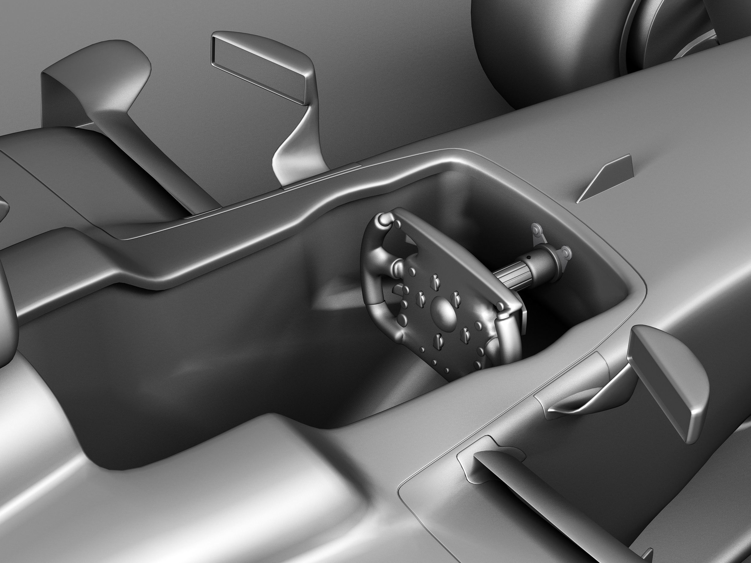 Formula 1 Ferrari 2014 3D model | CGTrader