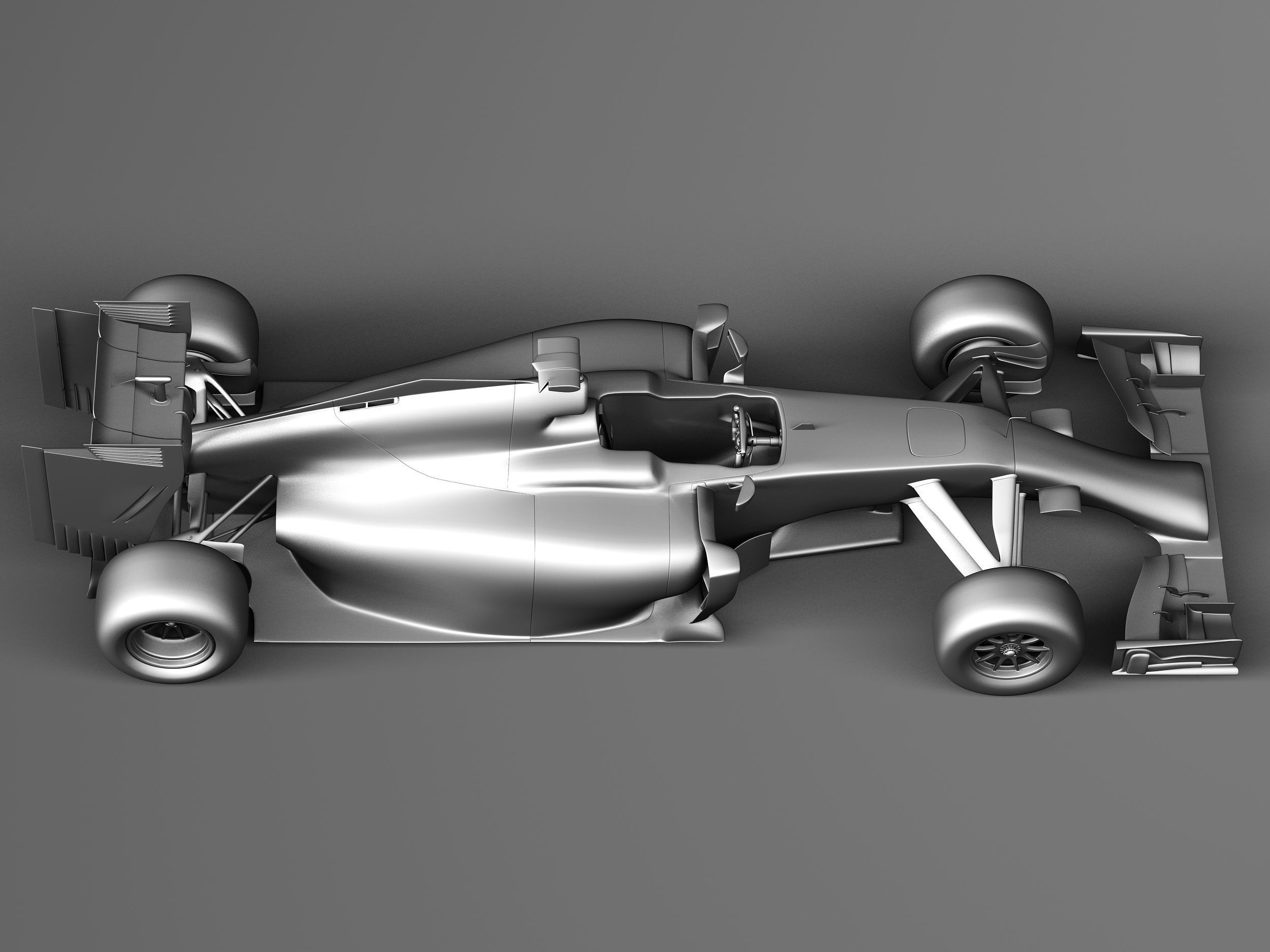 Formula 1 Ferrari 2014 3D model | CGTrader