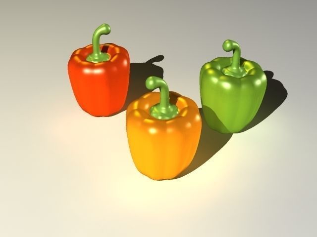 3D model Capsicum VR / AR / low-poly | CGTrader