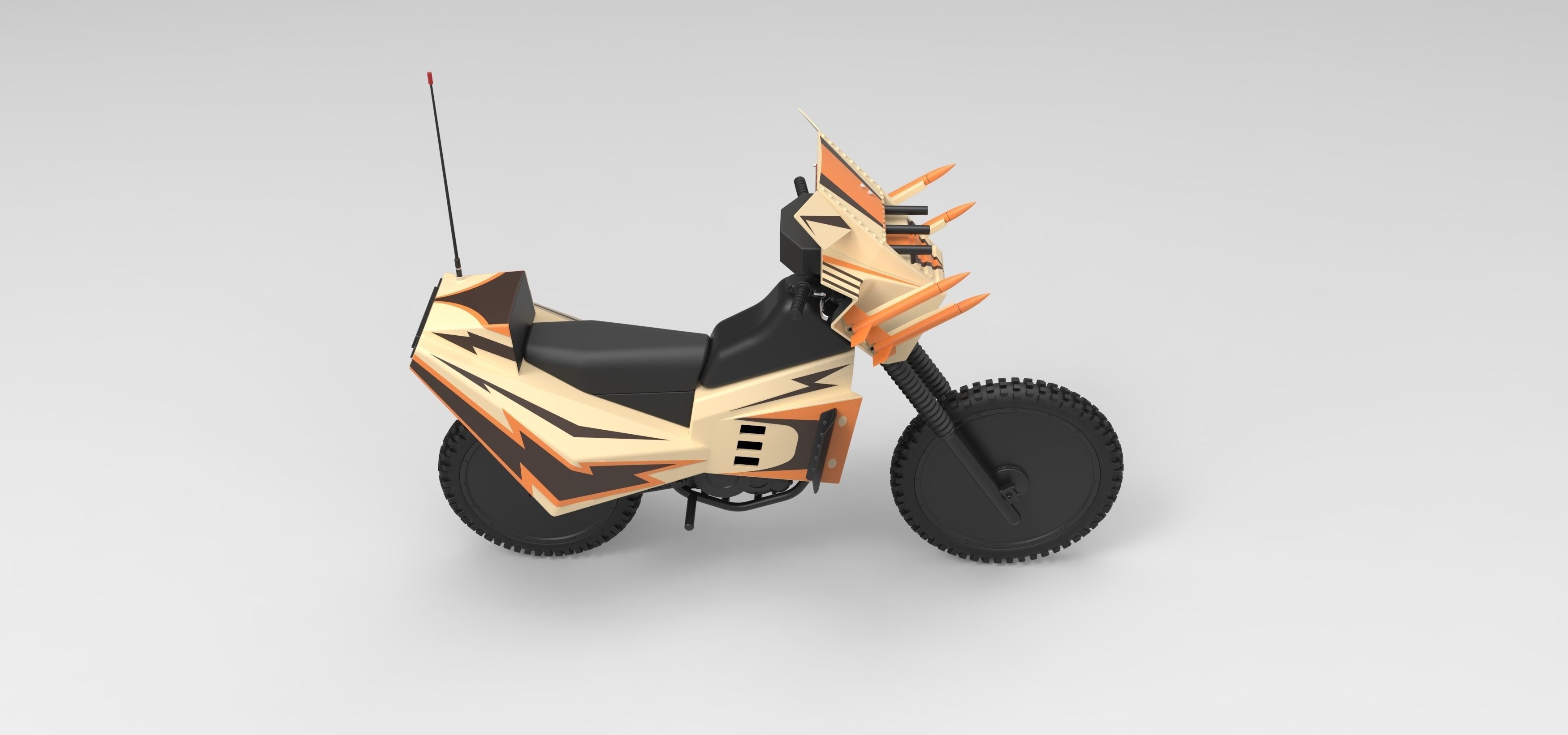 Bike from movie Megaforce 1982 3D model | CGTrader