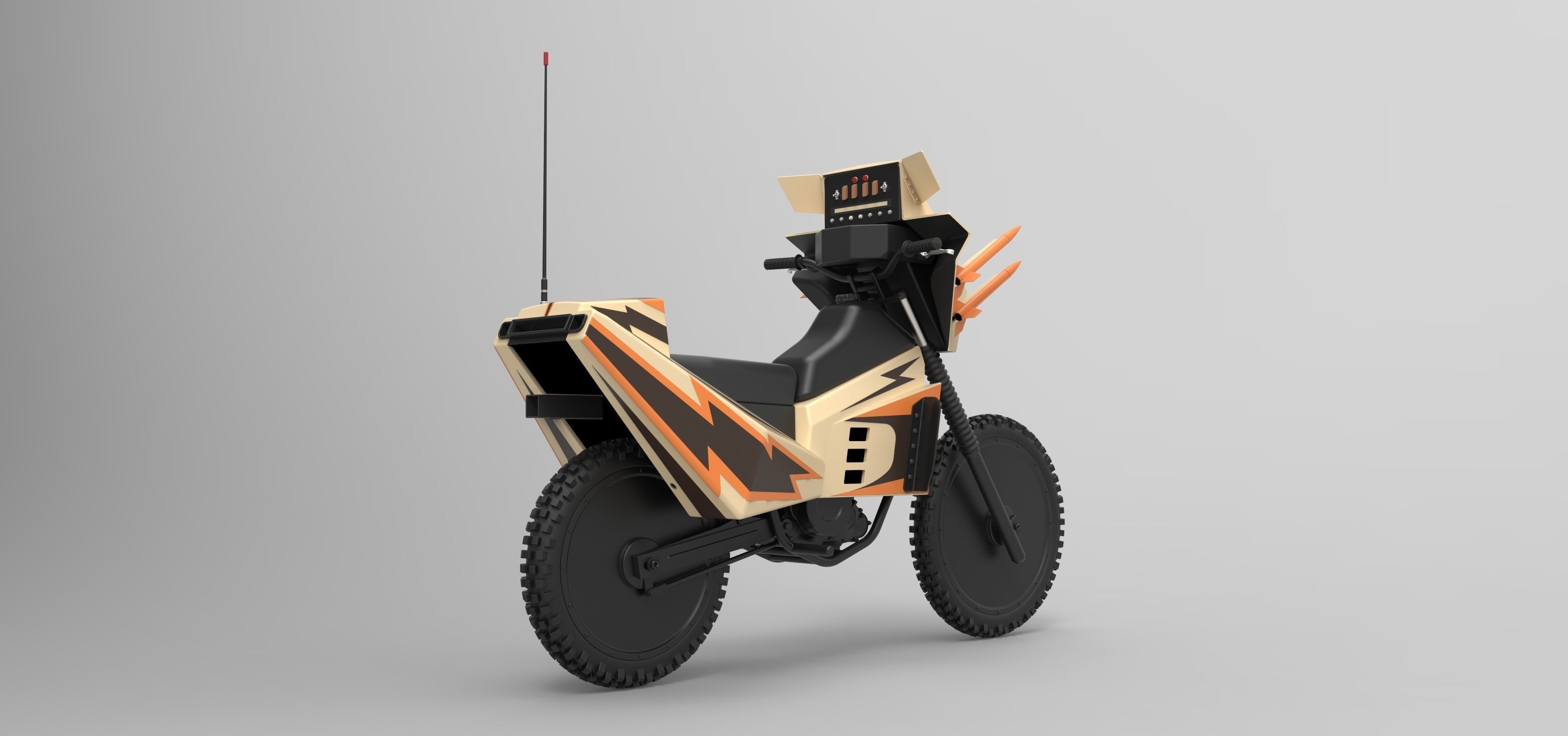 Bike from movie Megaforce 1982 3D model | CGTrader