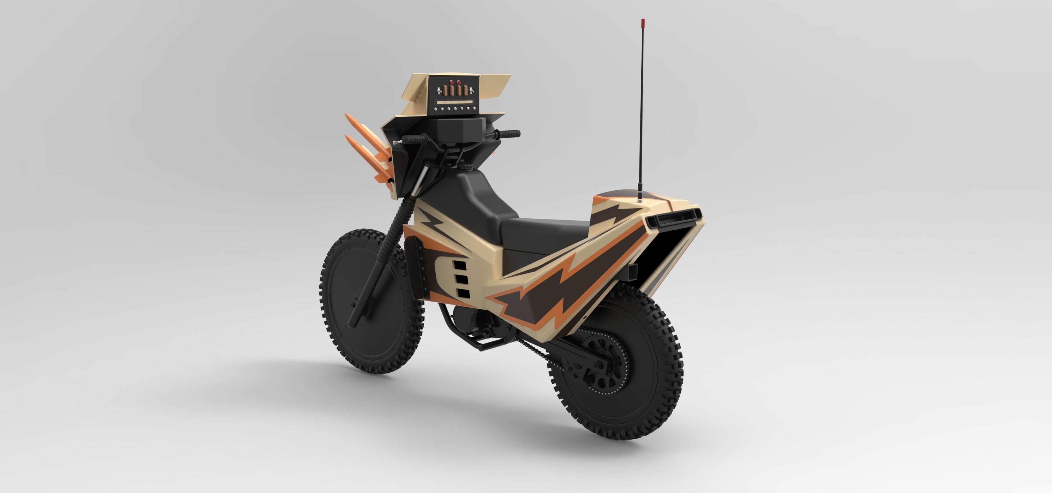 Bike from movie Megaforce 1982 3D model | CGTrader