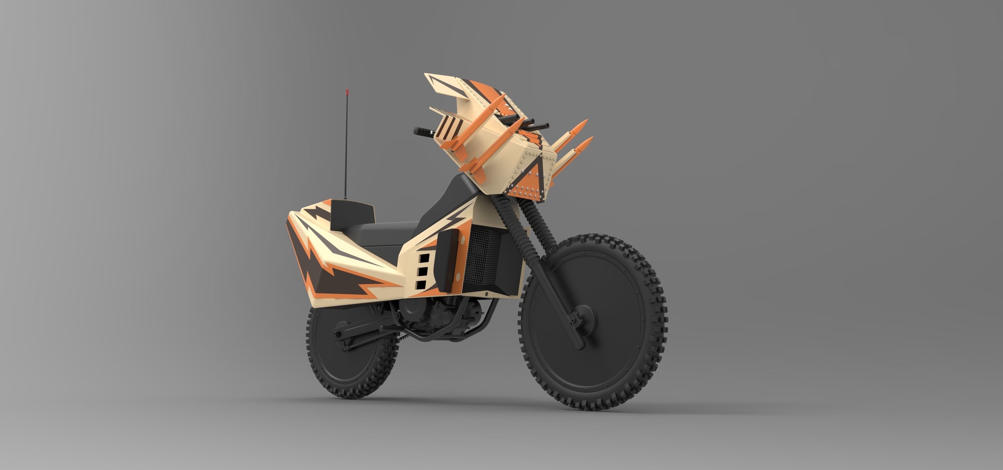 Bike from movie Megaforce 1982 3D model | CGTrader