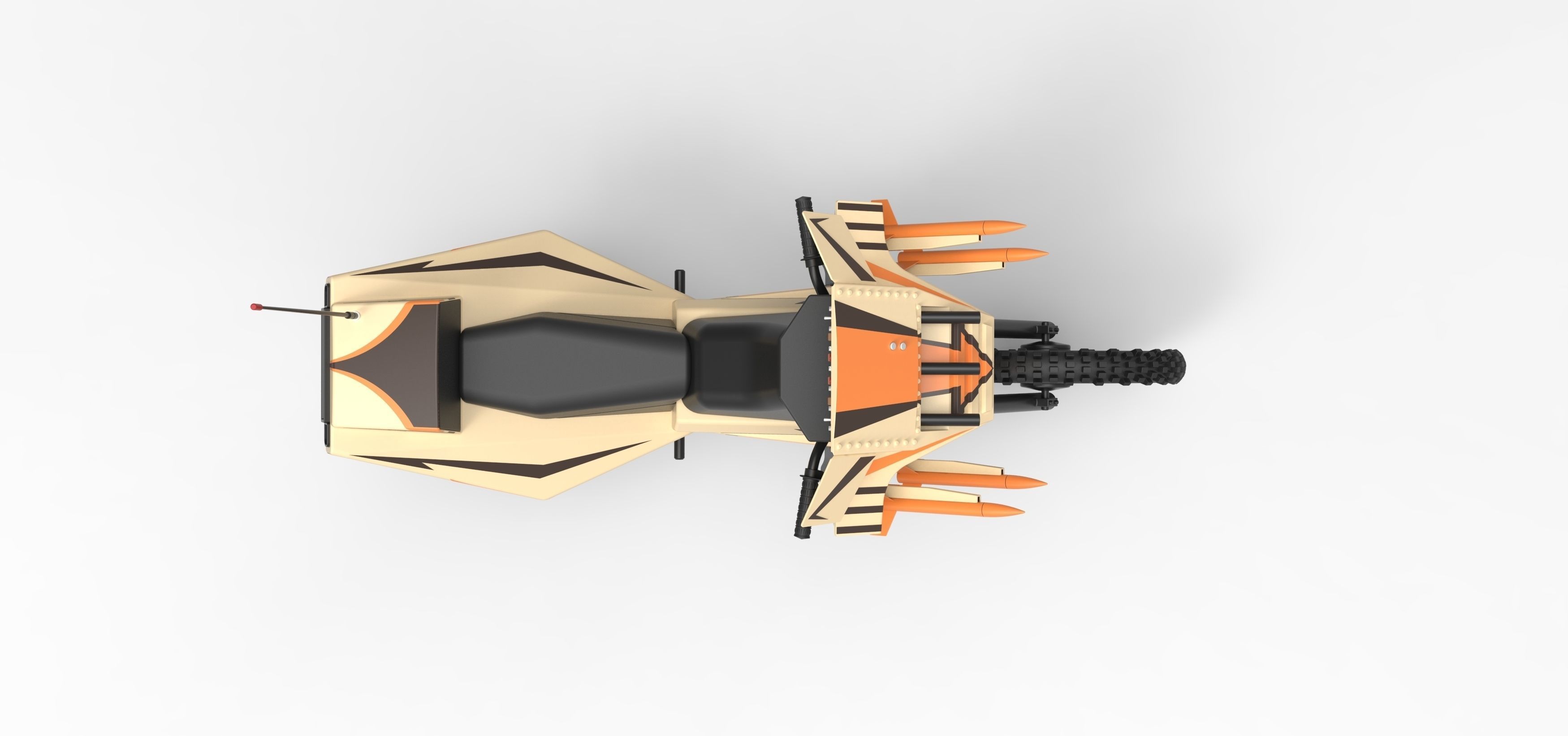 Bike from movie Megaforce 1982 3D model | CGTrader