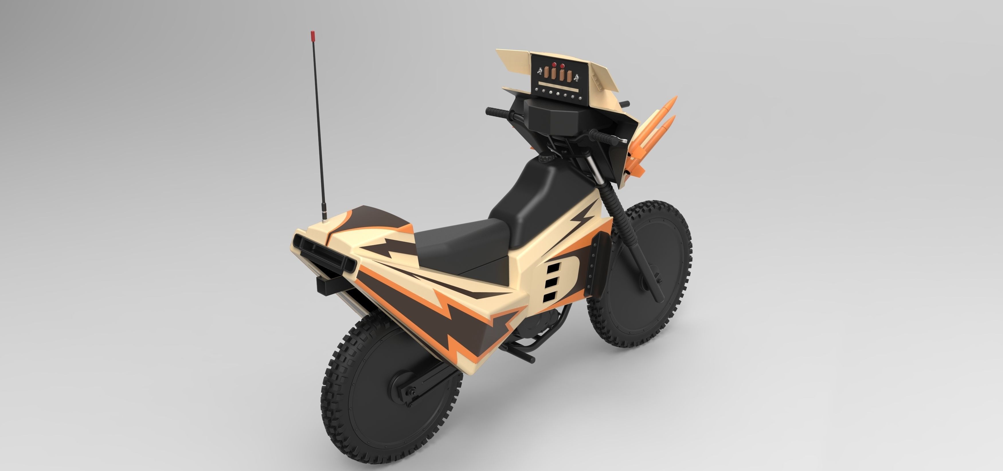Bike from movie Megaforce 1982 3D model | CGTrader