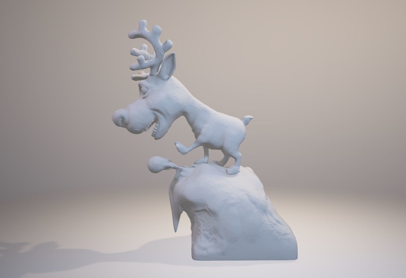 Rudolph 3D model 3D printable | CGTrader