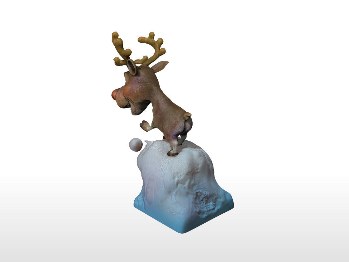 Rudolph 3D model 3D printable | CGTrader