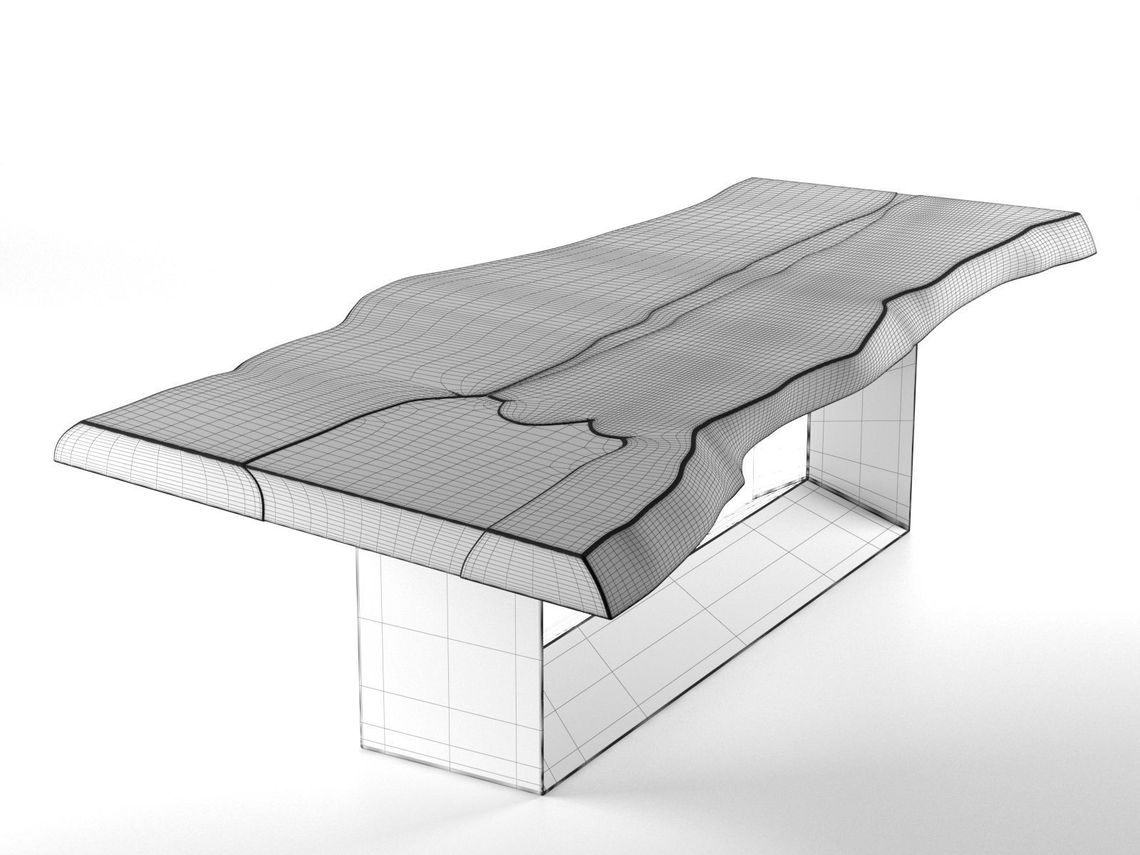 Cube Table 3D model | CGTrader