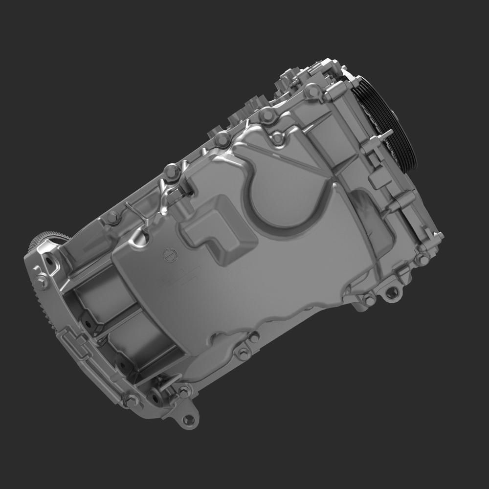 4 Cylinder Engine Block Cutaway 3D model | CGTrader