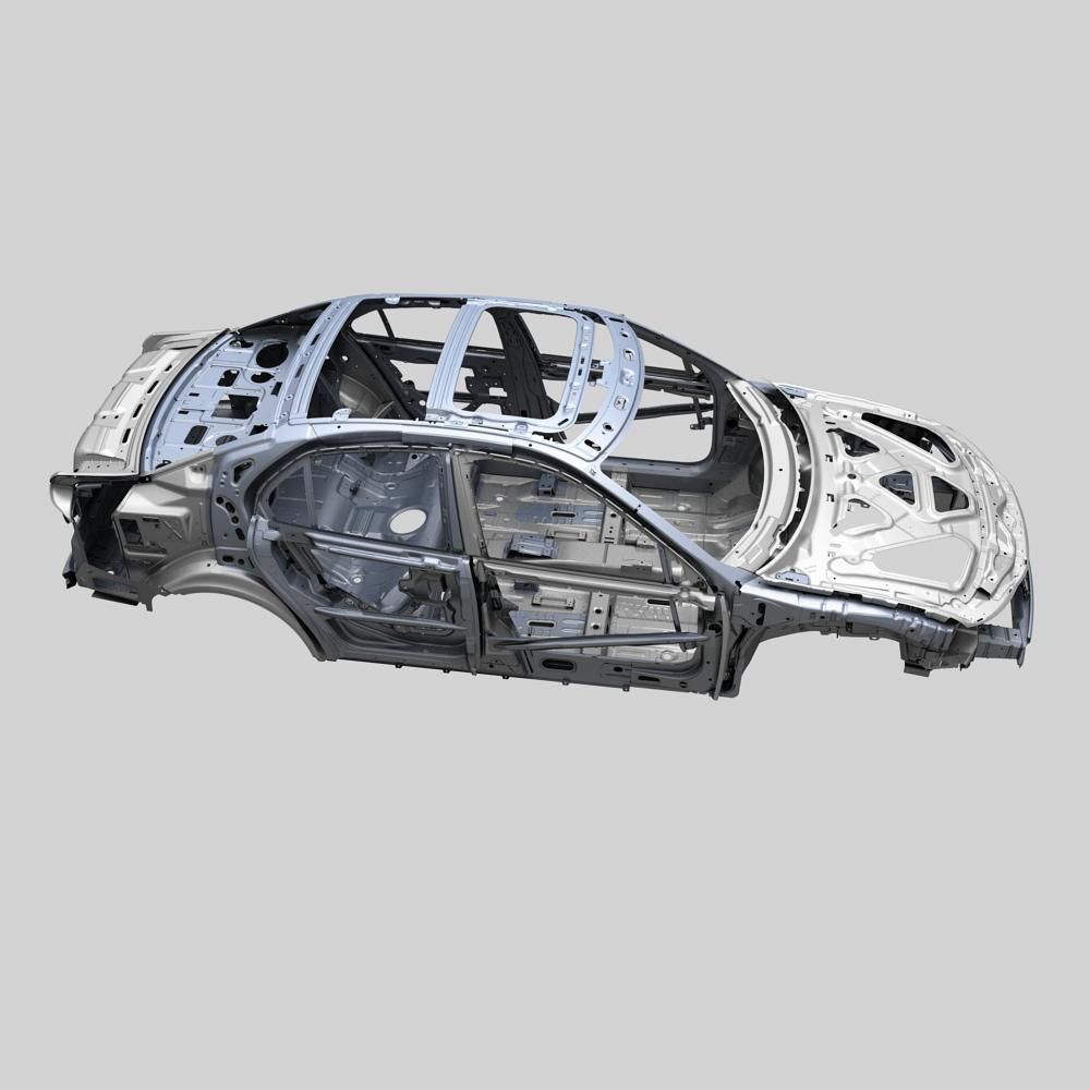 Car frame 3D model | CGTrader