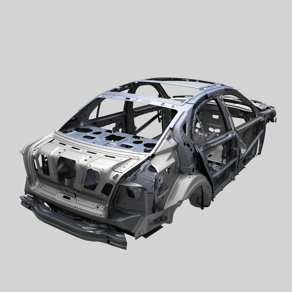 Car frame 3D model | CGTrader