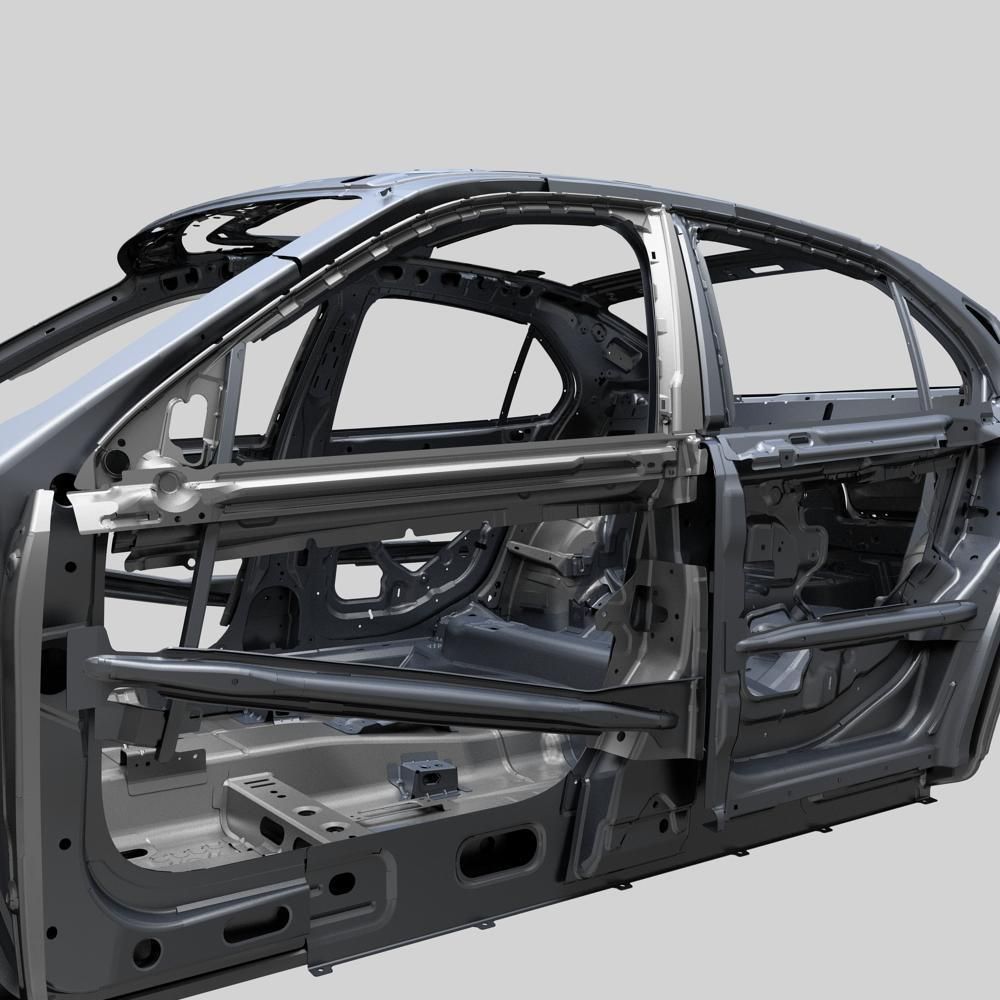 Car frame 3D model | CGTrader