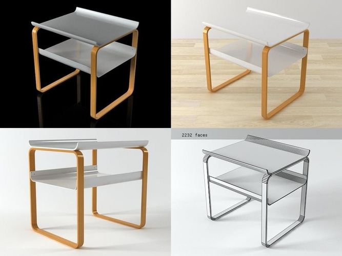 915 Side Table 3D model | CGTrader