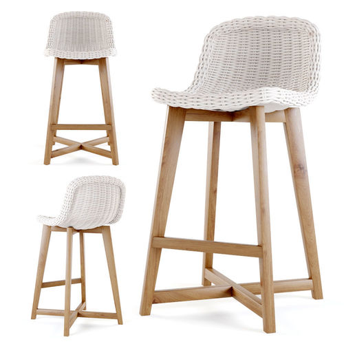 S2DIO - Wood and resin high chair NORWAY 3D model | CGTrader