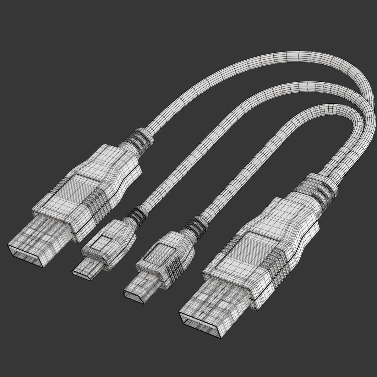 USB Plugs 3D model | CGTrader