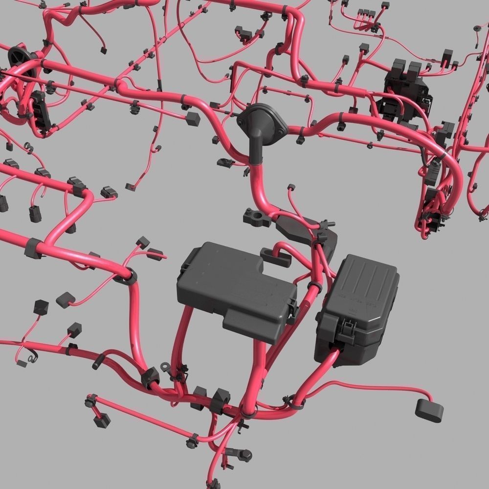 Automotive Electronic System 3D model | CGTrader