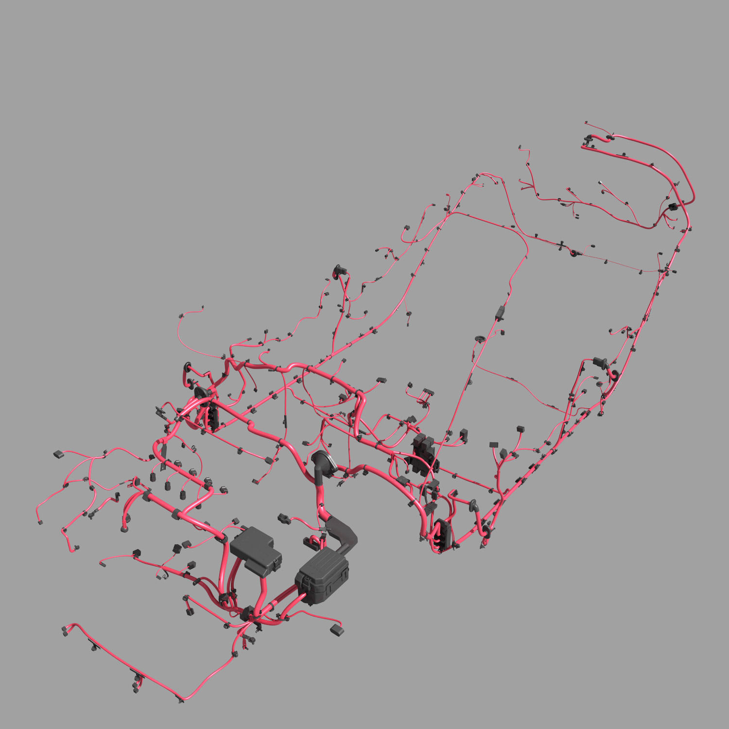 Automotive Electronic System 3D model | CGTrader