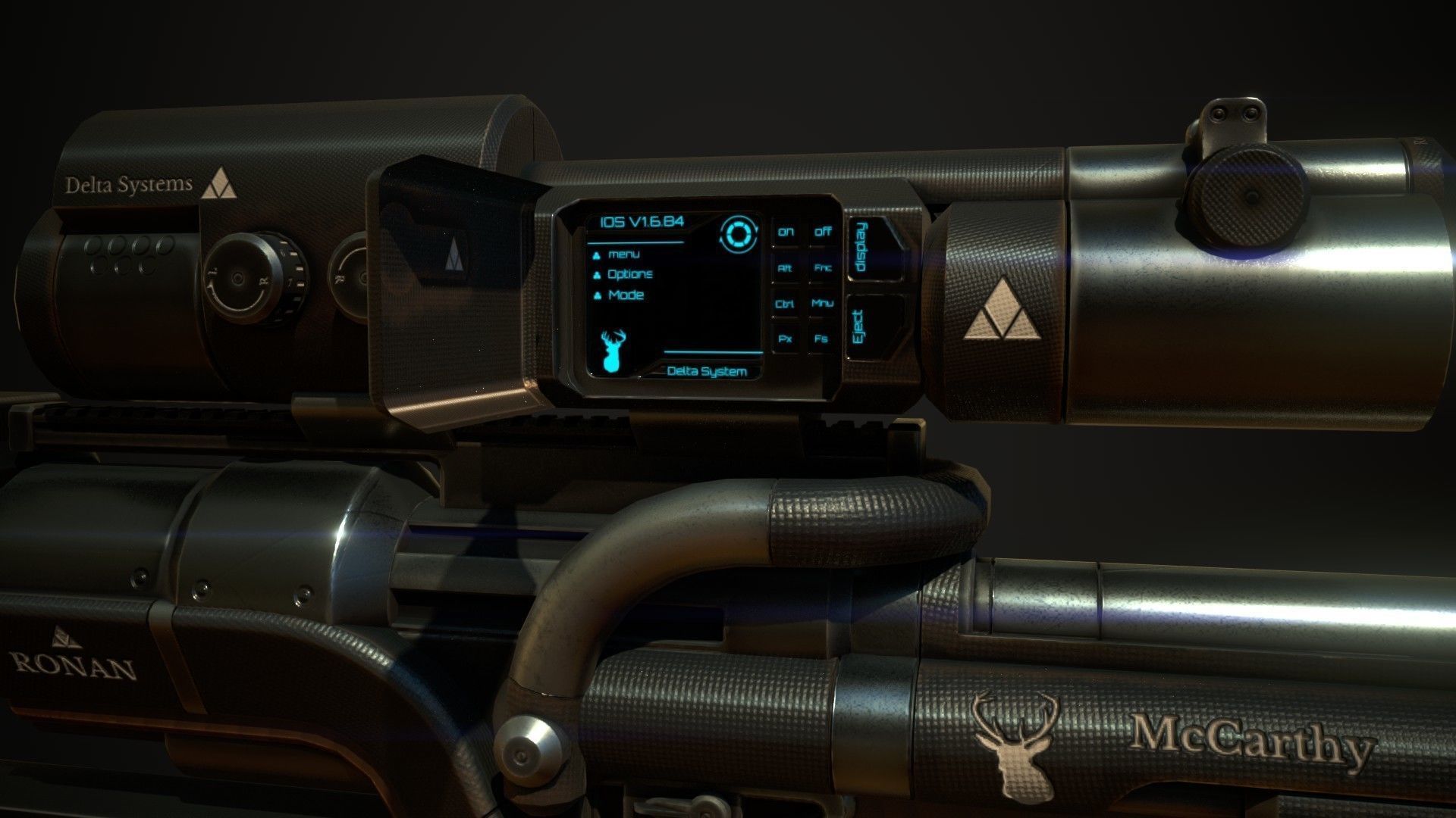 Ronan Rifle 3D model | CGTrader