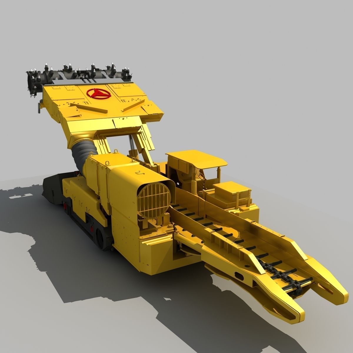 Roadheader 3D model | CGTrader