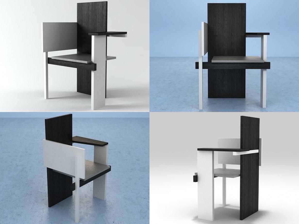 Berlin Chair 3D model | CGTrader