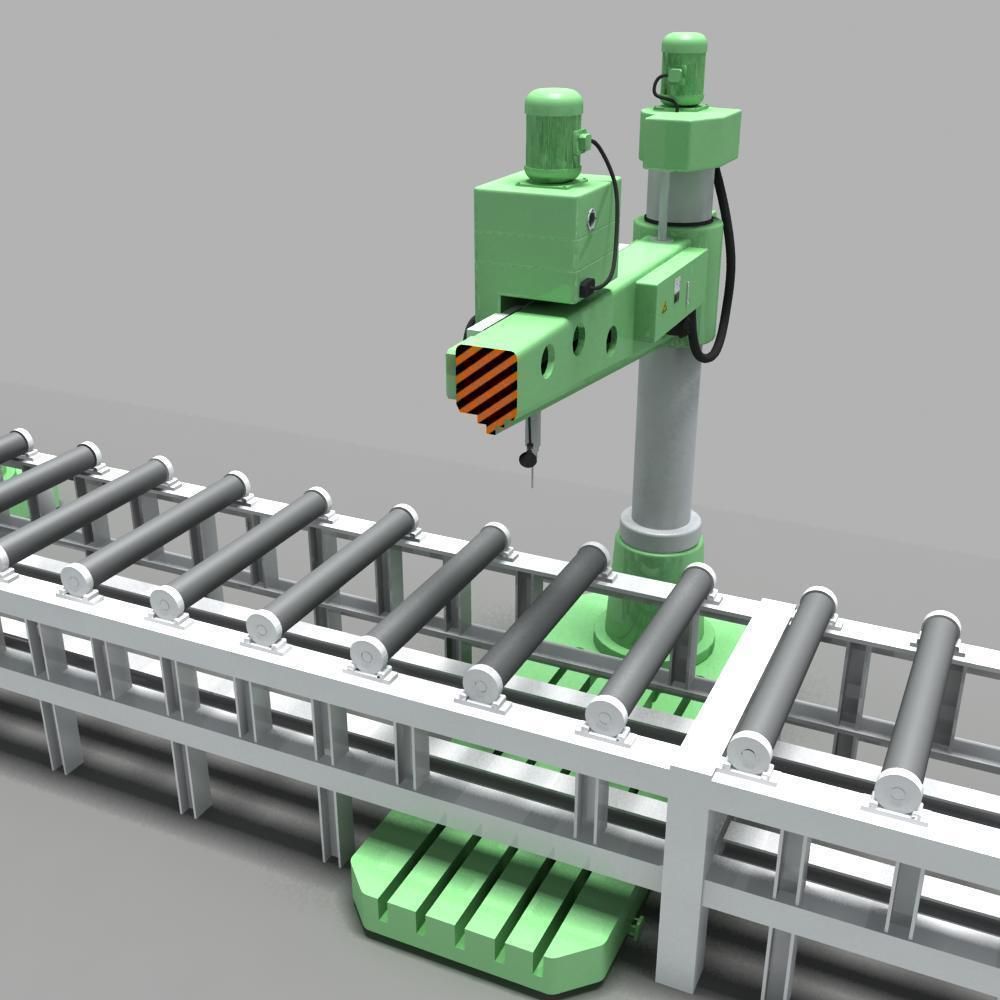 Desktop Rig Production Line 3D model | CGTrader