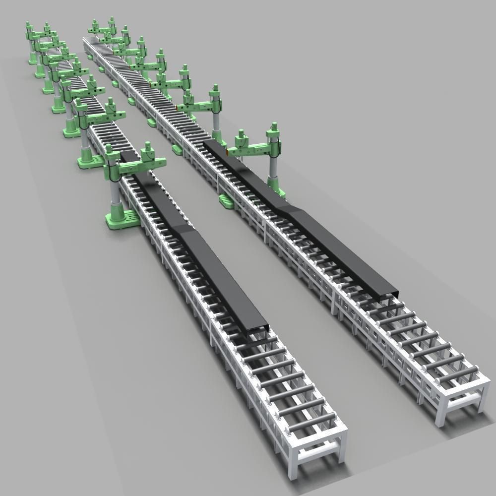 Desktop Rig Production Line 3D model | CGTrader