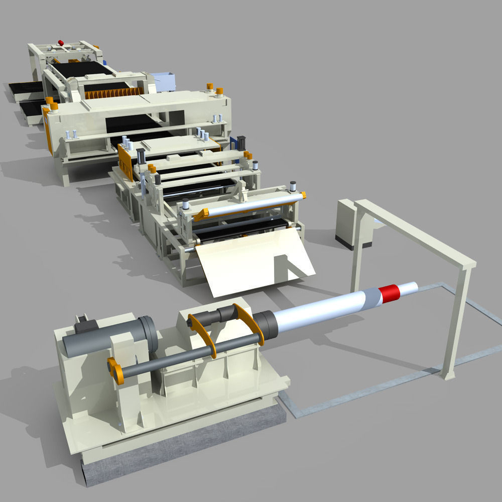 Cutting line Equipment 3D model | CGTrader