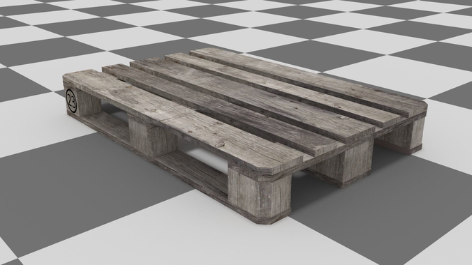 Palette wooden pallet free VR / AR / low-poly 3D model | CGTrader