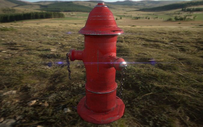 Civil hydrant free VR / AR / low-poly 3D model | CGTrader