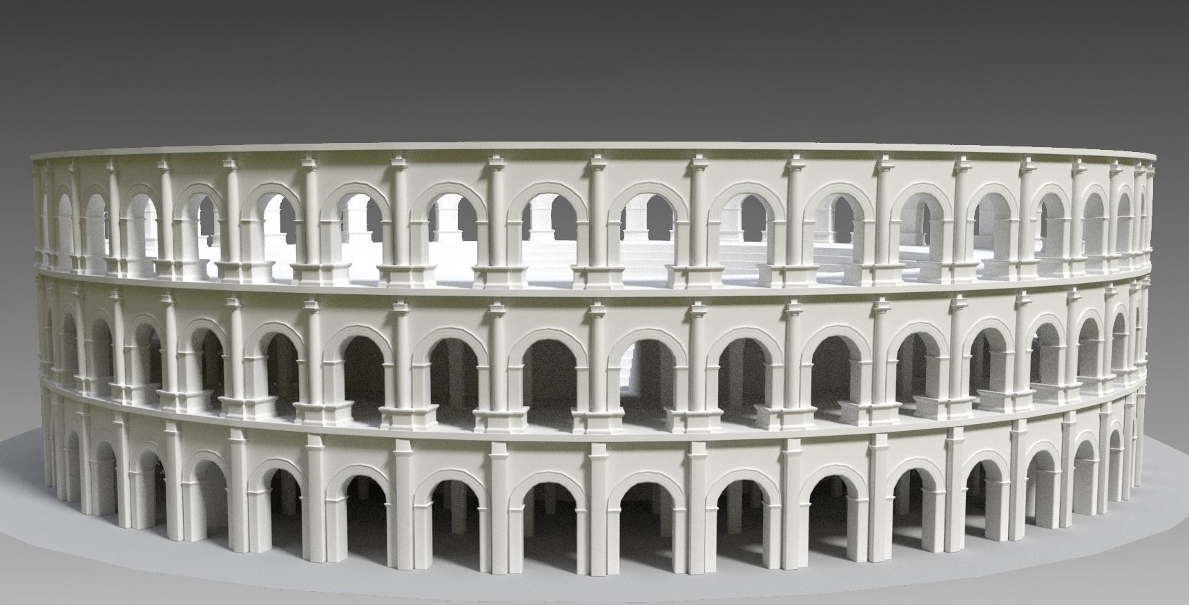 3D model Roman amphitheatre | CGTrader