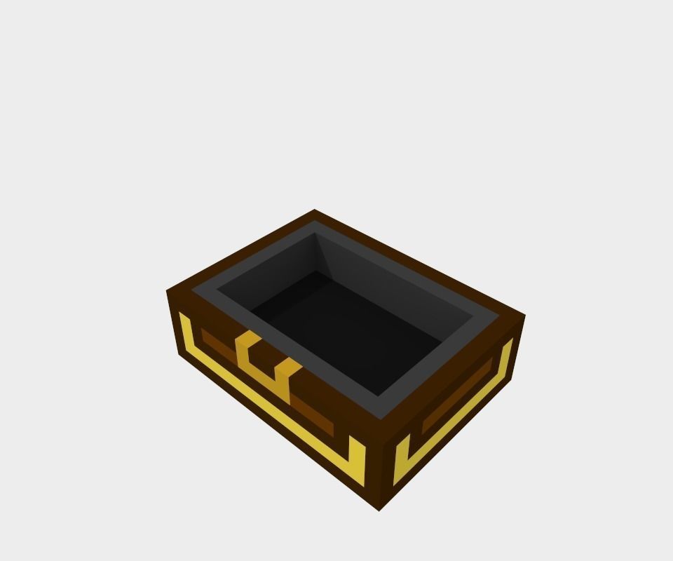 3D model Voxel Small Chest VR / AR / low-poly | CGTrader