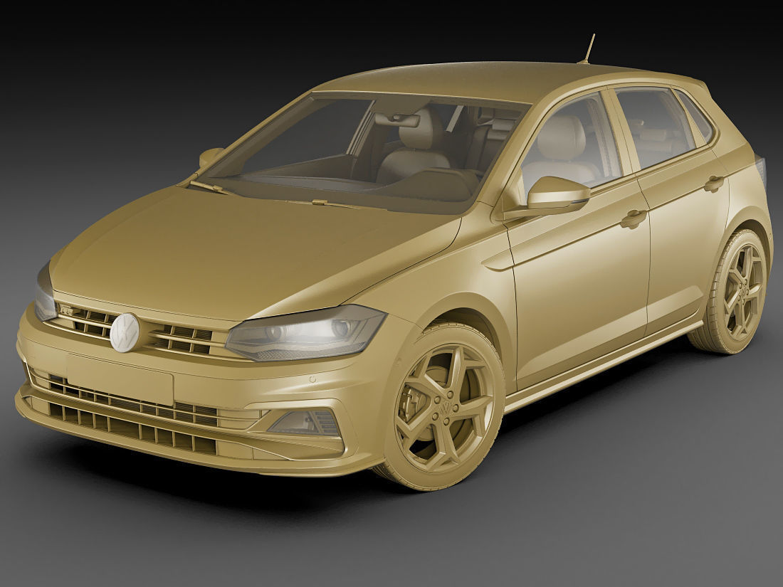 Volkswagen Polo 2018 R-line 3D model | CGTrader