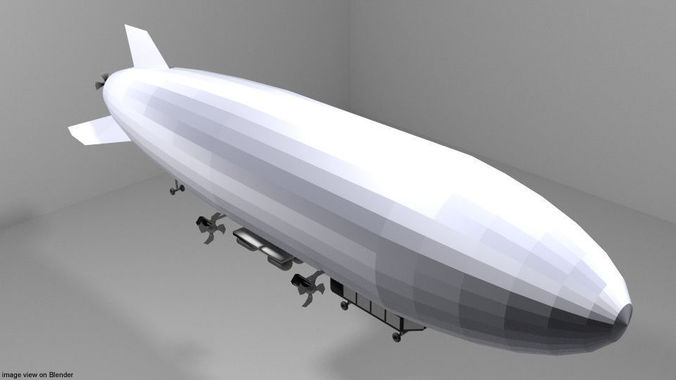 Zeppelin - Classic 3D model | CGTrader