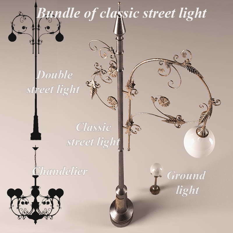 Classic Lighting set 3D model | CGTrader