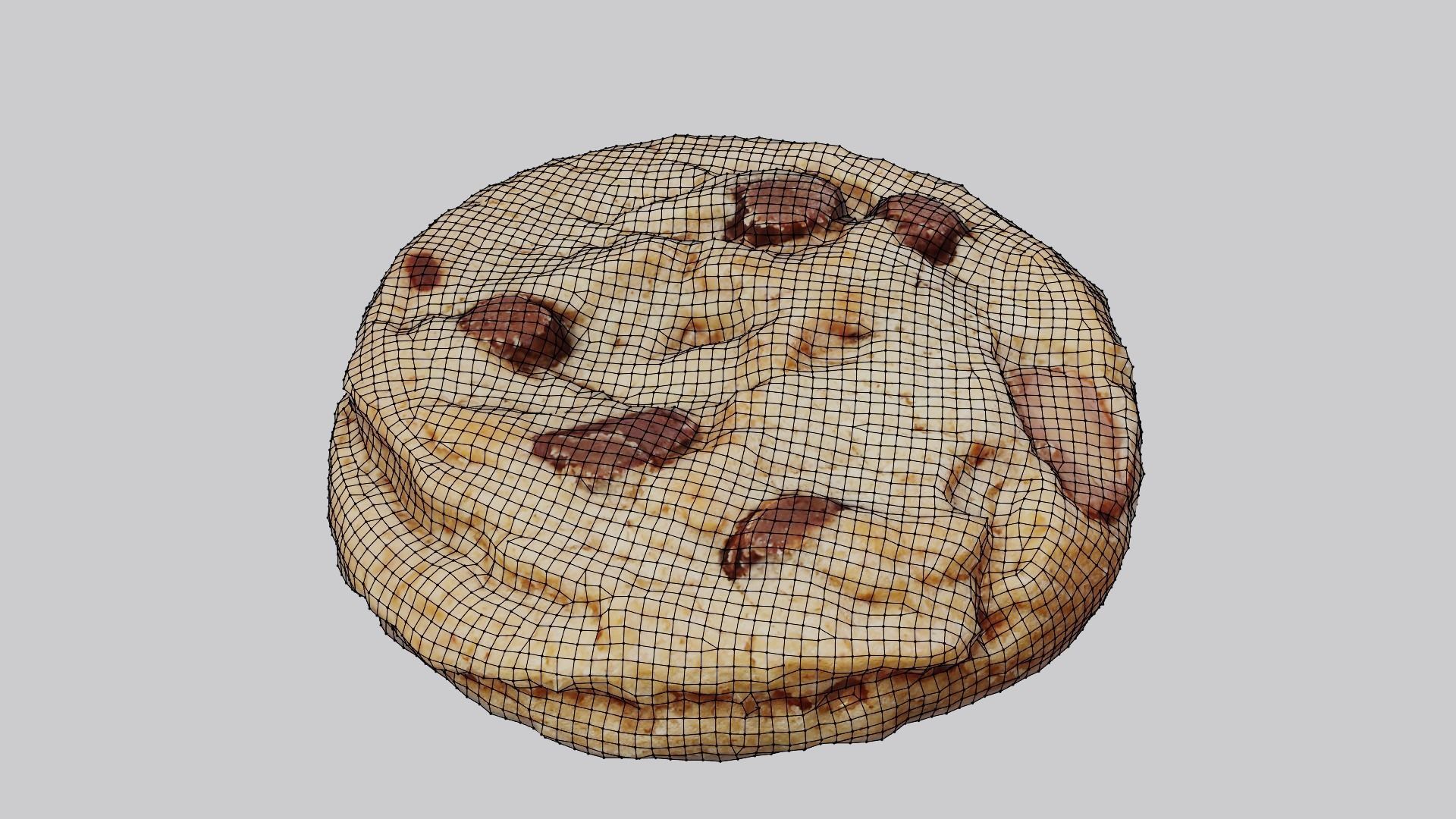 3D model chocolate chip cookie VR / AR / low-poly | CGTrader