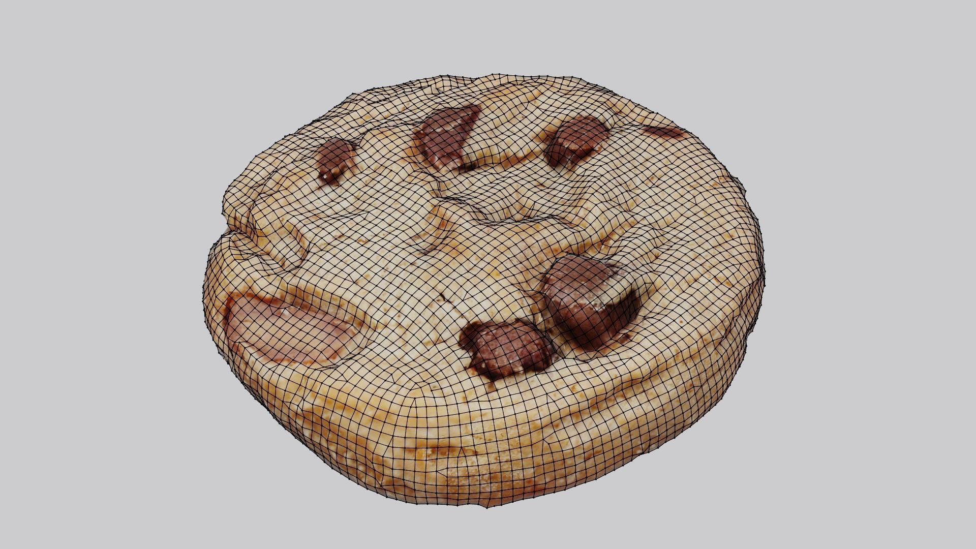 3D model chocolate chip cookie VR / AR / low-poly | CGTrader