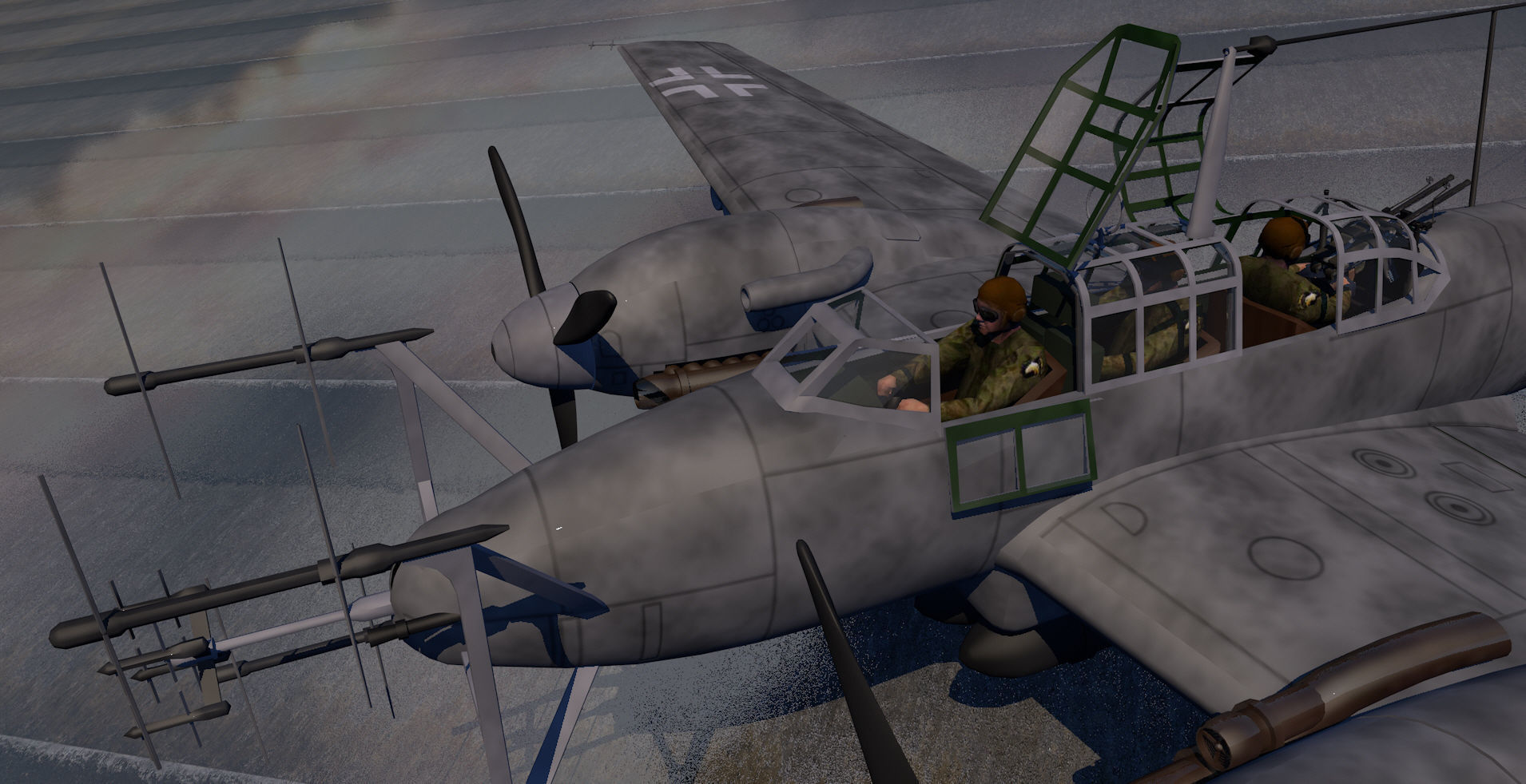 Messerschmitt Bf-110 G-4 Nachtjager 3D model | CGTrader