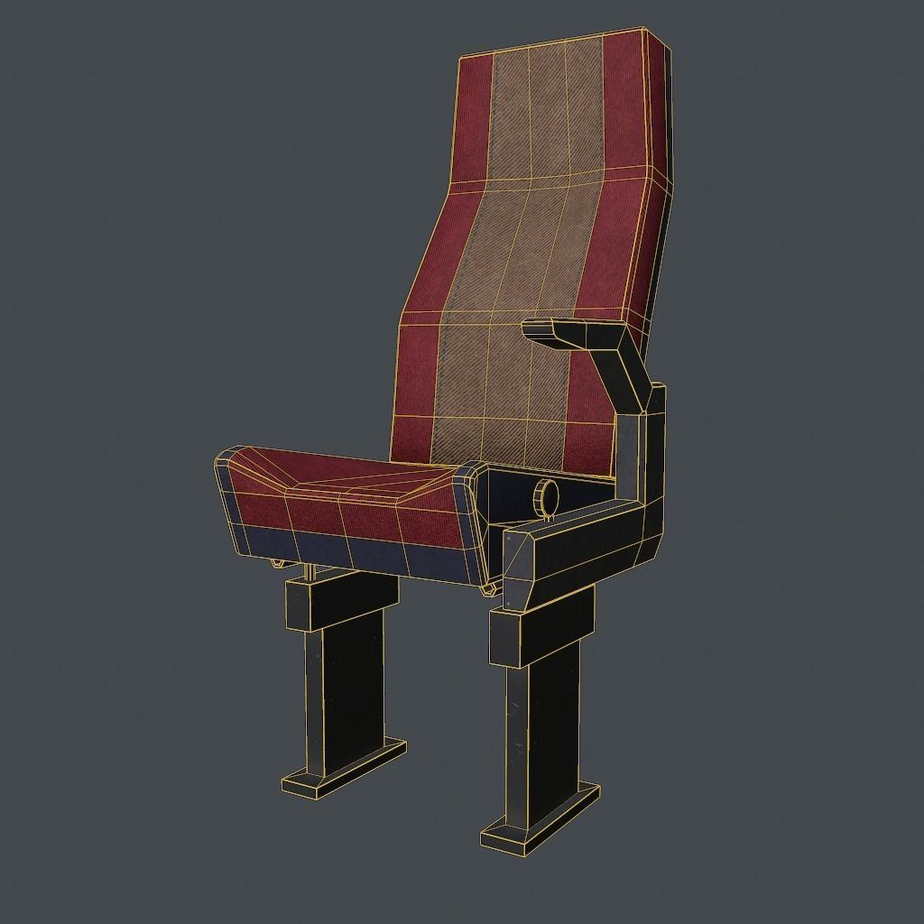 3D model Bus seats VR / AR / low-poly | CGTrader