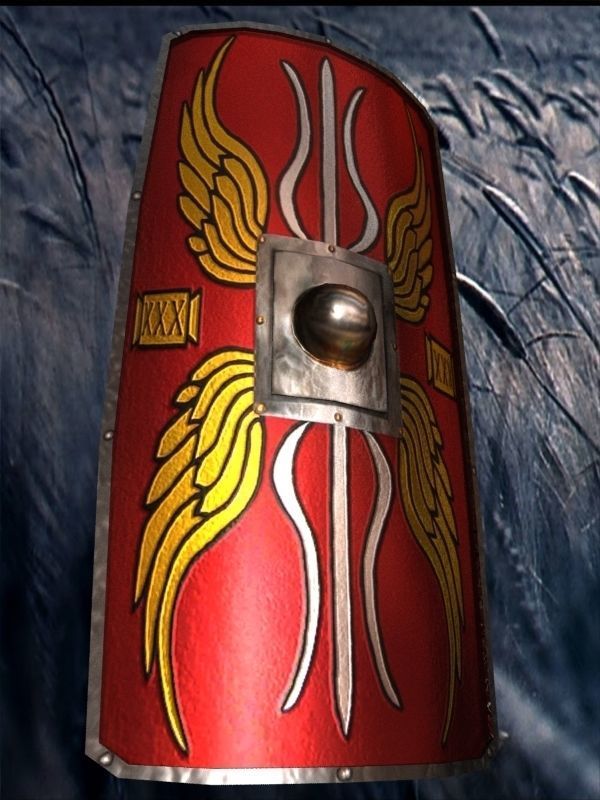 romans shield 3D model | CGTrader