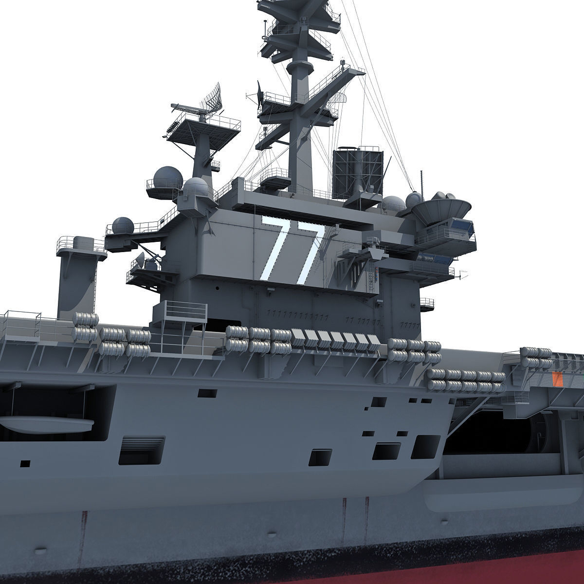 USS George H W Bush Aircraftcarrier CVN-77 3D model | CGTrader